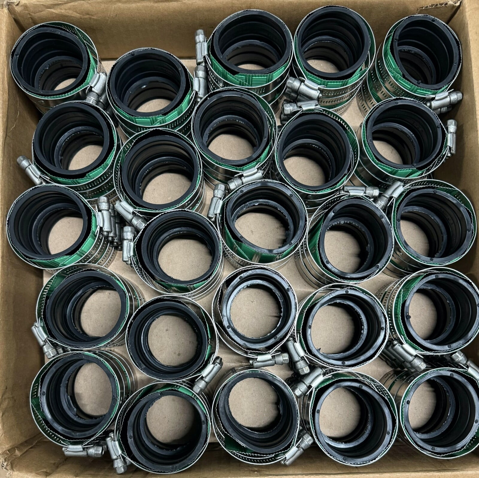 2" Heavy Duty No Hub Coupling w/Clamps (USA Lot of 25) - Walmart.com