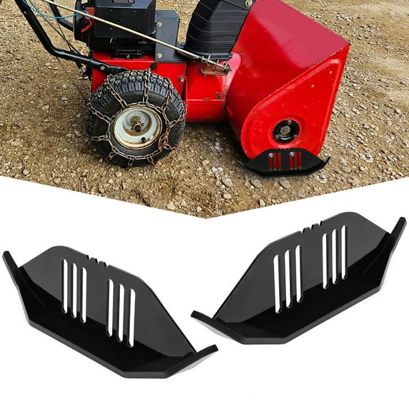 2 Heavy-Duty Snow Blower Skid Shoes Steel Fits Machines With 2.75" Bolt ...
