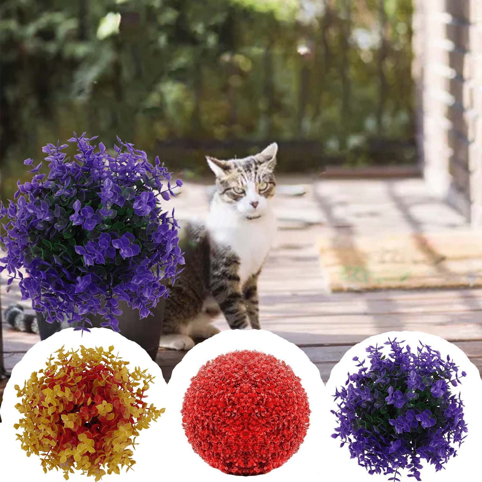 2 Hemispheres Clearance! Artificial Boxwood Balls Topiary Ball Plants ...