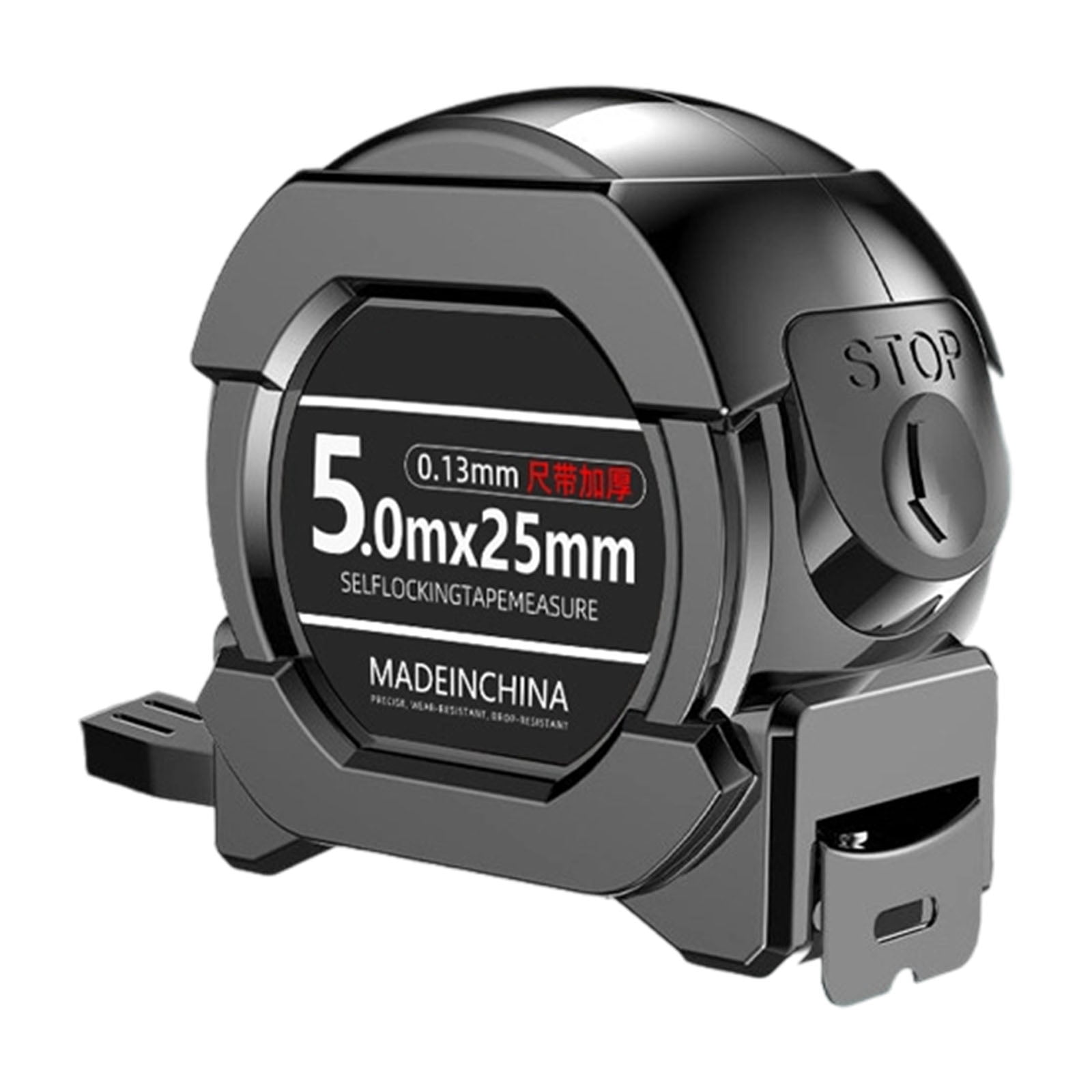 2. High-Visibility Shockproof Measuring Tape with Handle & Steel Case ...