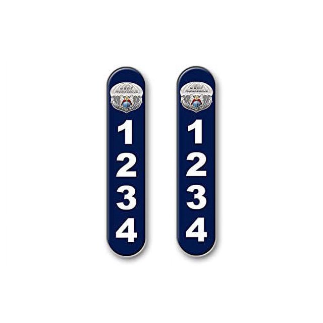 2 Highly Reflective Mailbox Address Plaques … (Pararescue) - Walmart.com