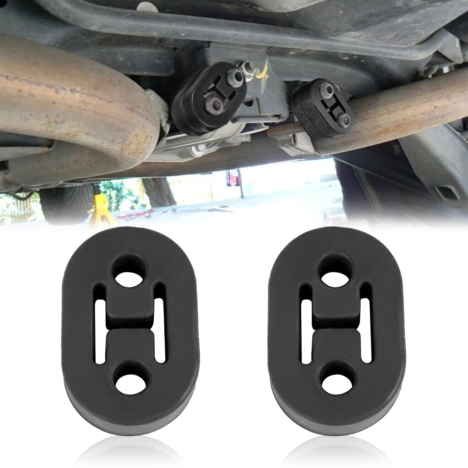 2 Hole Exhaust Hanger Bushing, Quality EPDM Material Shock Absorbent ...