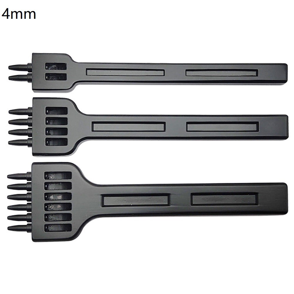 2 Hole Leather Punching Tool, Spacing 4/5/6/mm Leather Hole Punches ...