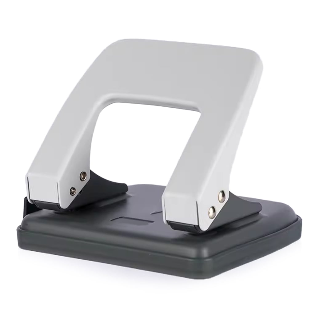 2-Hole Paper Hole Puncher with Chip Storage Tray Double Hole Punching ...