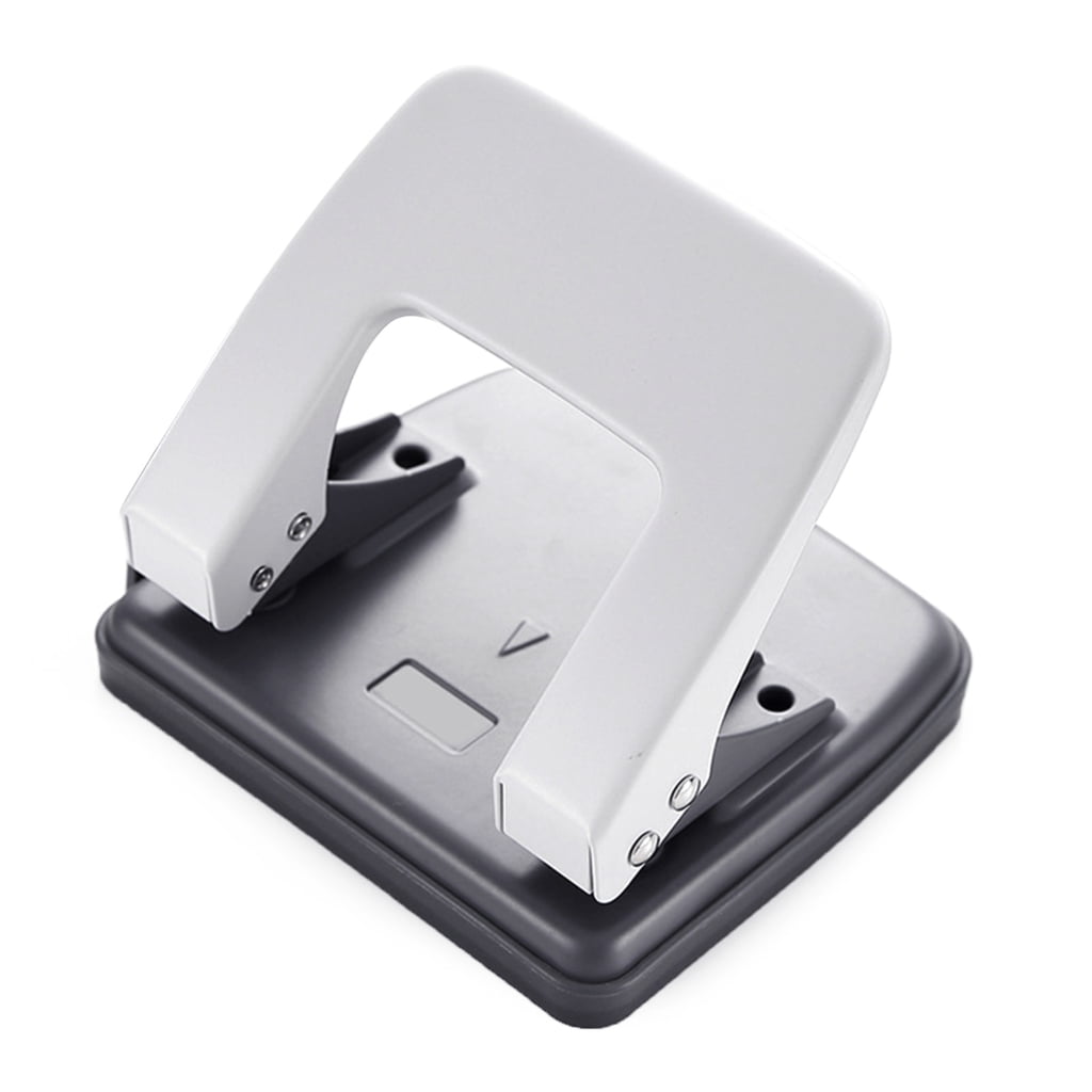 2-Hole Paper Hole Puncher with Chip Storage Tray Double Hole Punching ...