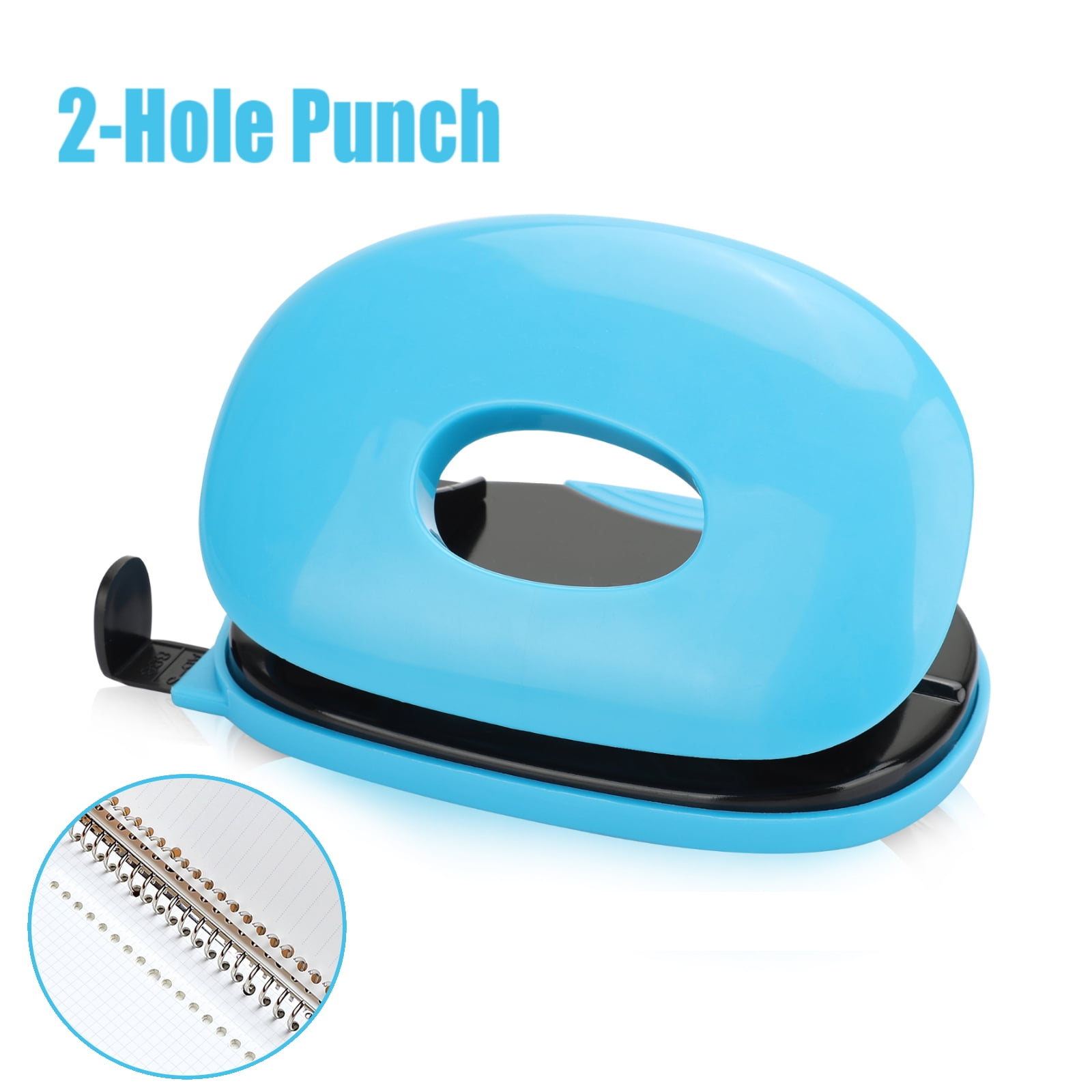 2 Hole Punch, TSV Portable Commercial Effortless Hole Puncher, 20 Sheet ...