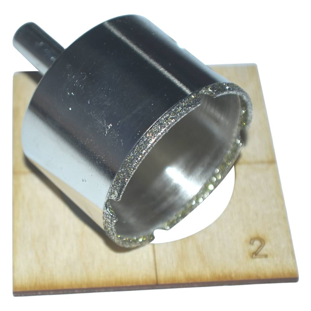 2 in Hole Saw for Tile Hole Saw Guide Holds in Place Shower 2 in for ...