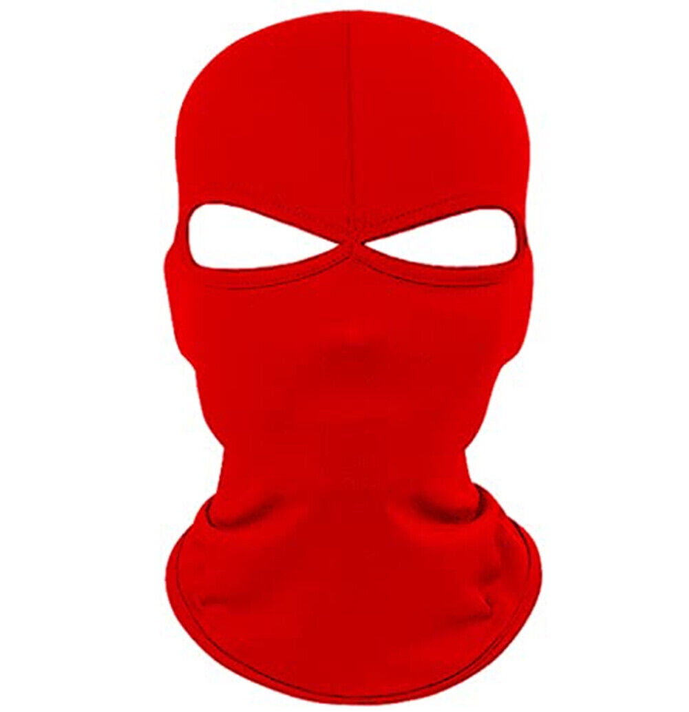 2 Hole Ski Mask for Men Full Face Cover UV Sun Protection Face Mask ...