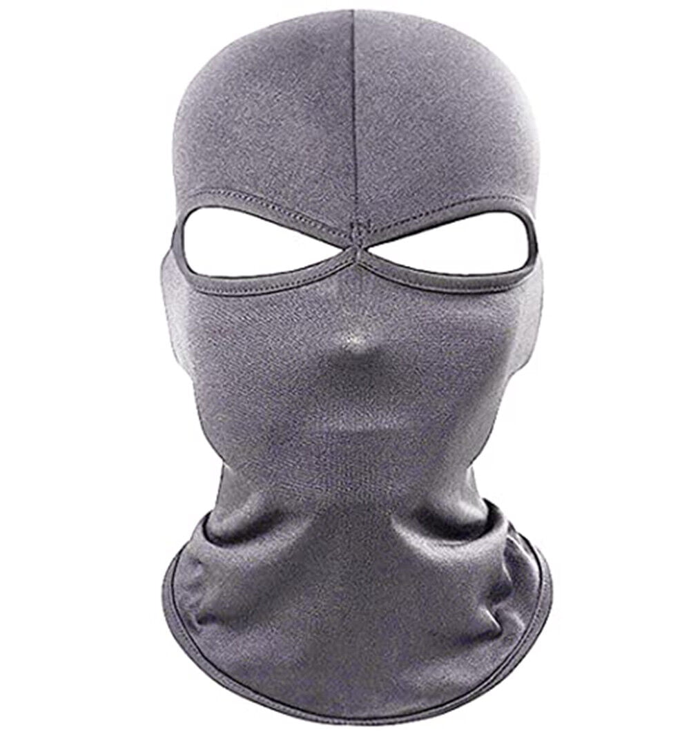 2 Hole Ski Mask for Men Full Face Cover UV Sun Protection Face Mask ...