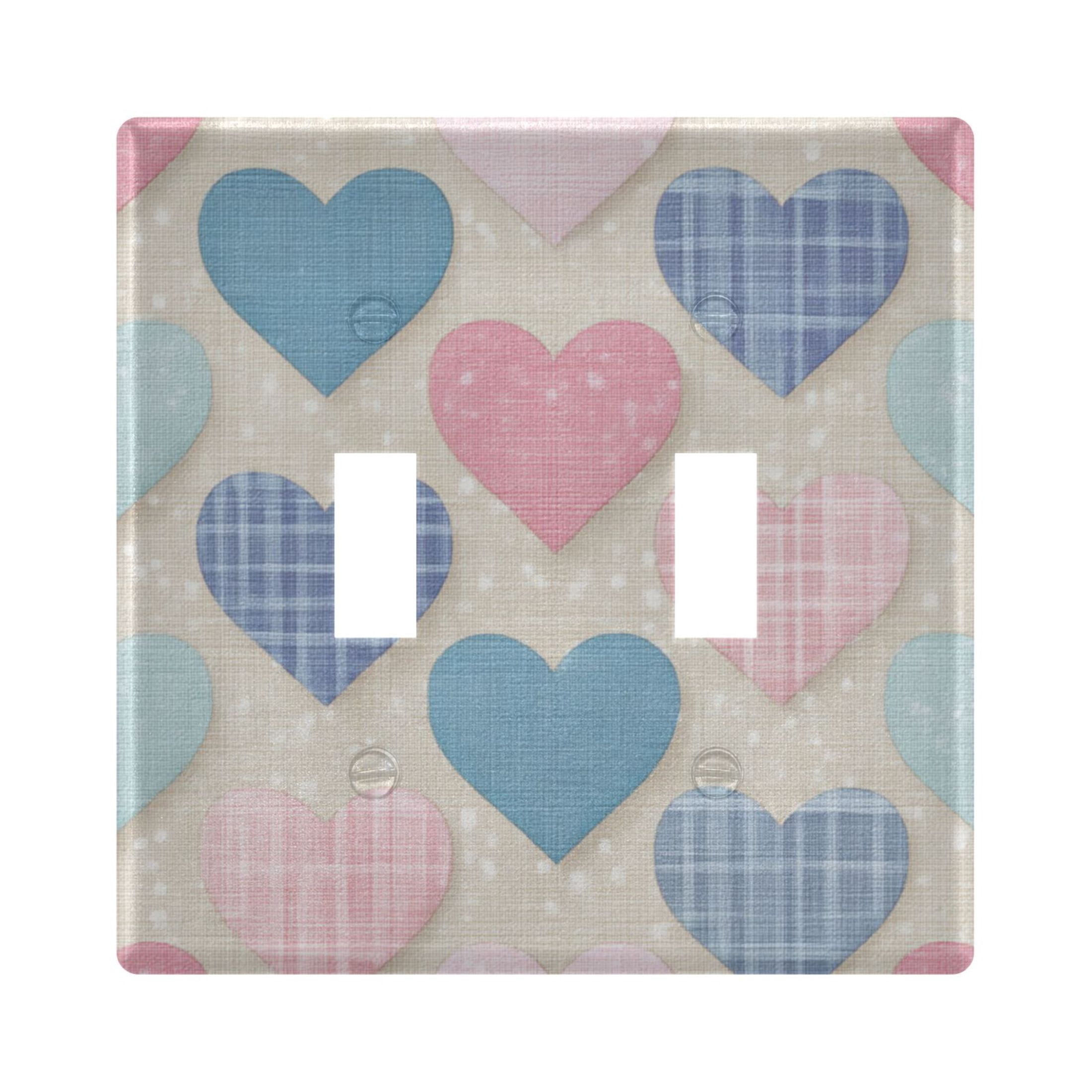 2-Hole Switch Plate Cover Faceplates Covers Smooth Rounded Corners ...