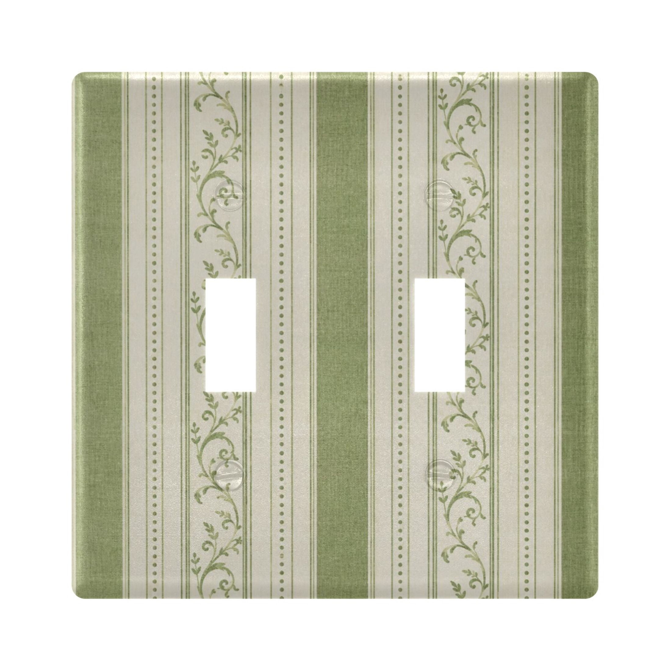 2-Hole Switch Plate Cover Faceplates Covers Smooth Rounded Corners ...