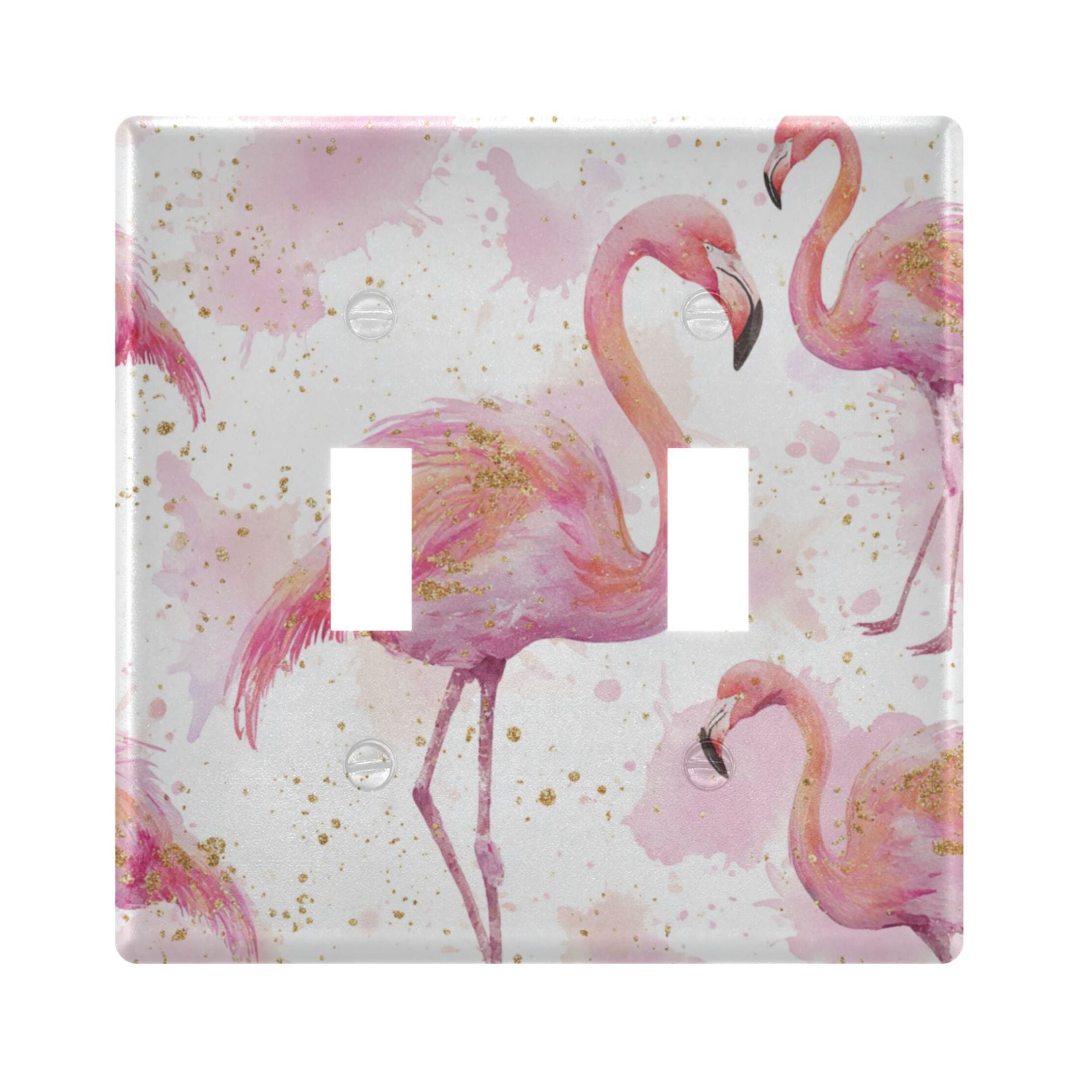 2-Hole Switch Plate Cover Faceplates Covers Smooth Rounded Corners Pink ...