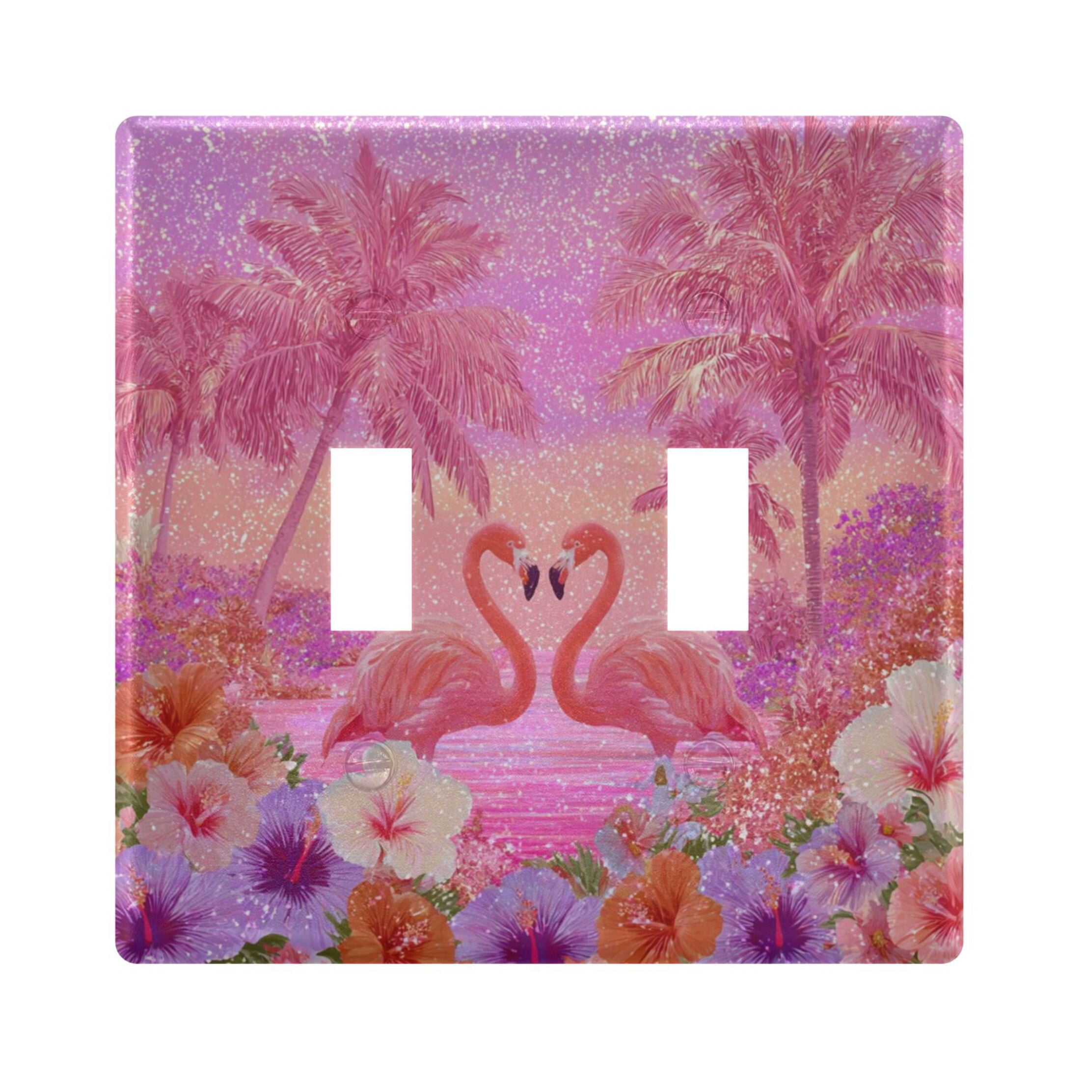 2-Hole Switch Plate Cover Faceplates Covers Smooth Rounded Corners Pink ...