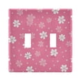 2-Hole Switch Plate Cover Faceplates Covers Smooth Rounded Corners Pink ...