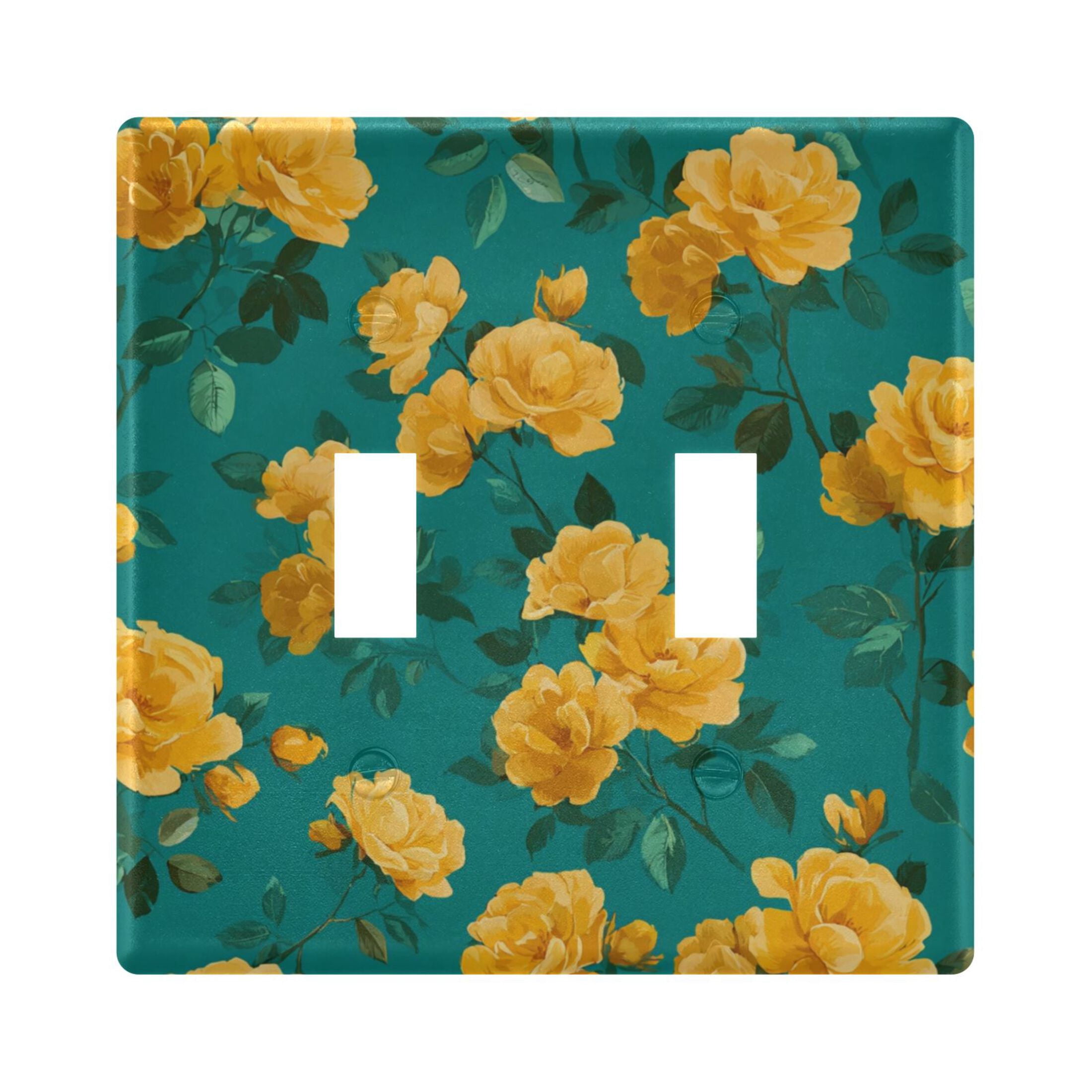 2-Hole Switch Plate Cover Faceplates Covers Smooth Rounded Corners ...