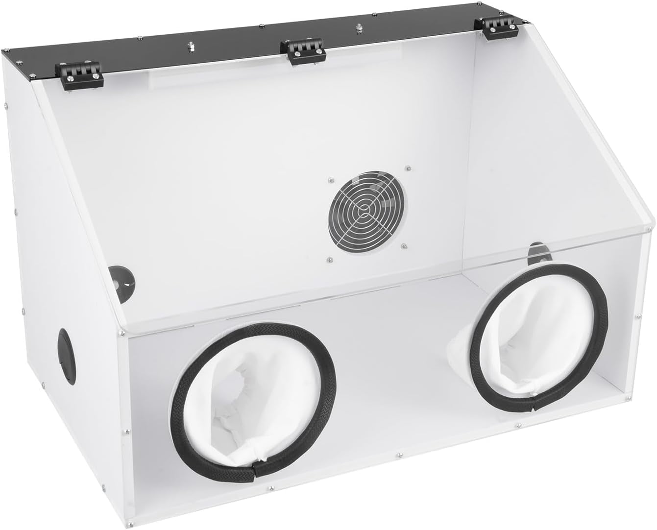 2 Holes Dust Cover Fully Enclosed Grinding Table Polisher Dust Cover ...