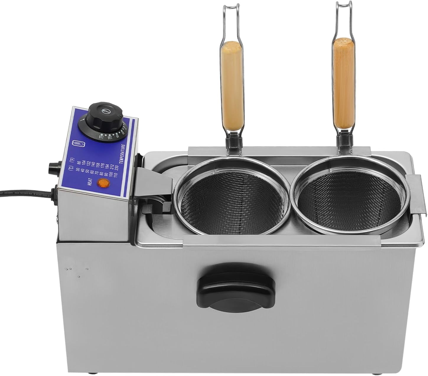 2 Holes Electric Noodles Cooking Machine Pasta Cooker 1200W Electric ...