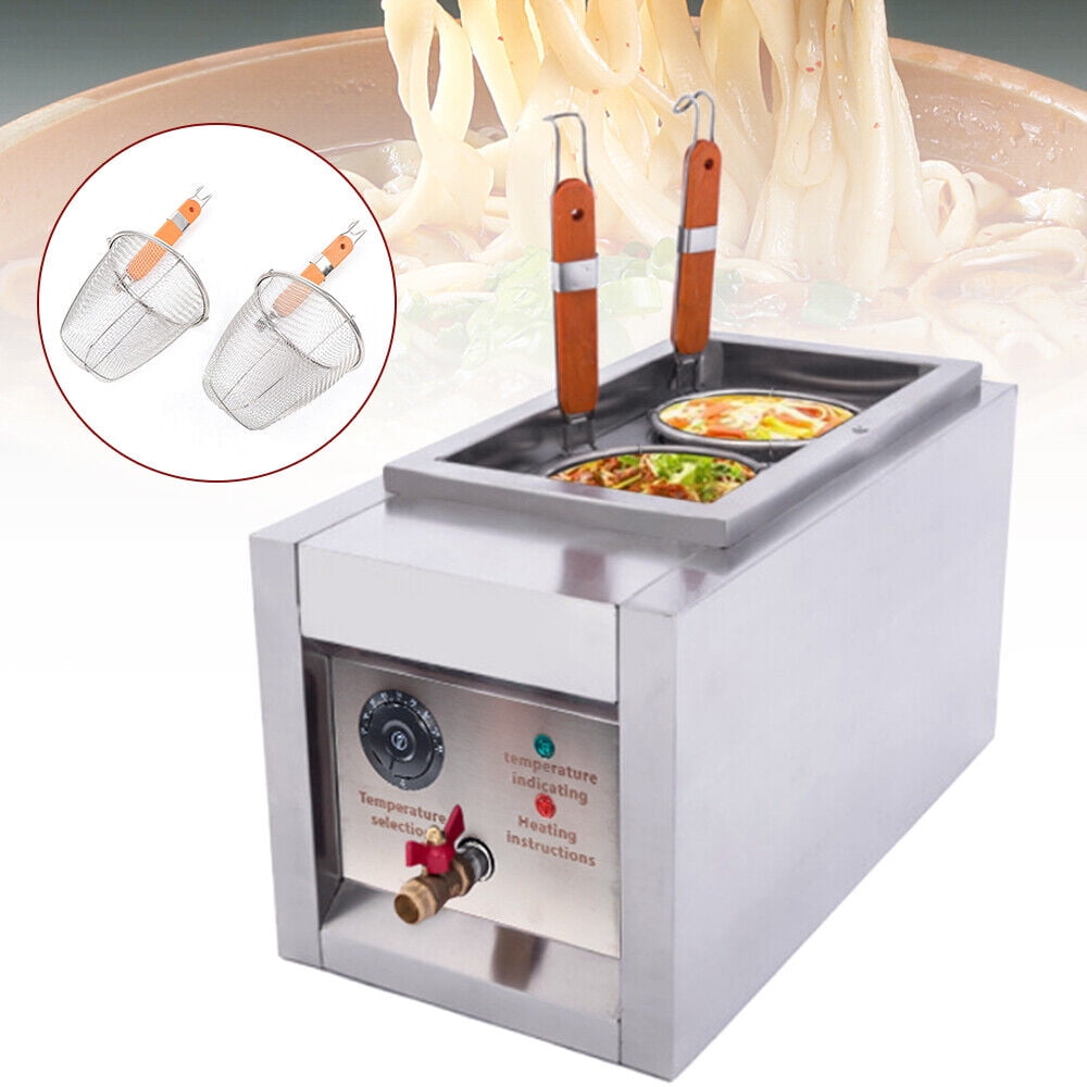 2 Holes Noodle Pasta Dumpling Cooker Electric Pasta Cooking Machine 8L ...