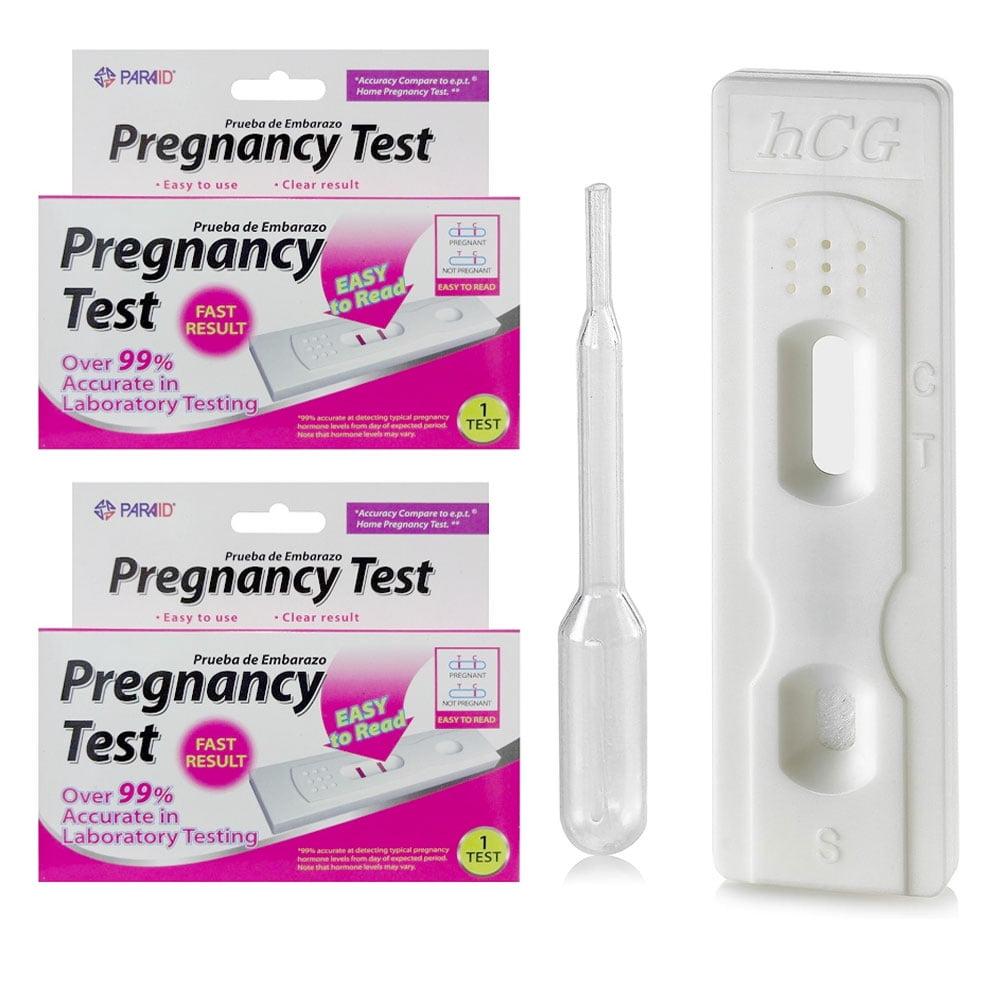 2 Home Pregnancy Tests Over 99% Accurate Easy Read HCG Testing Kit ...