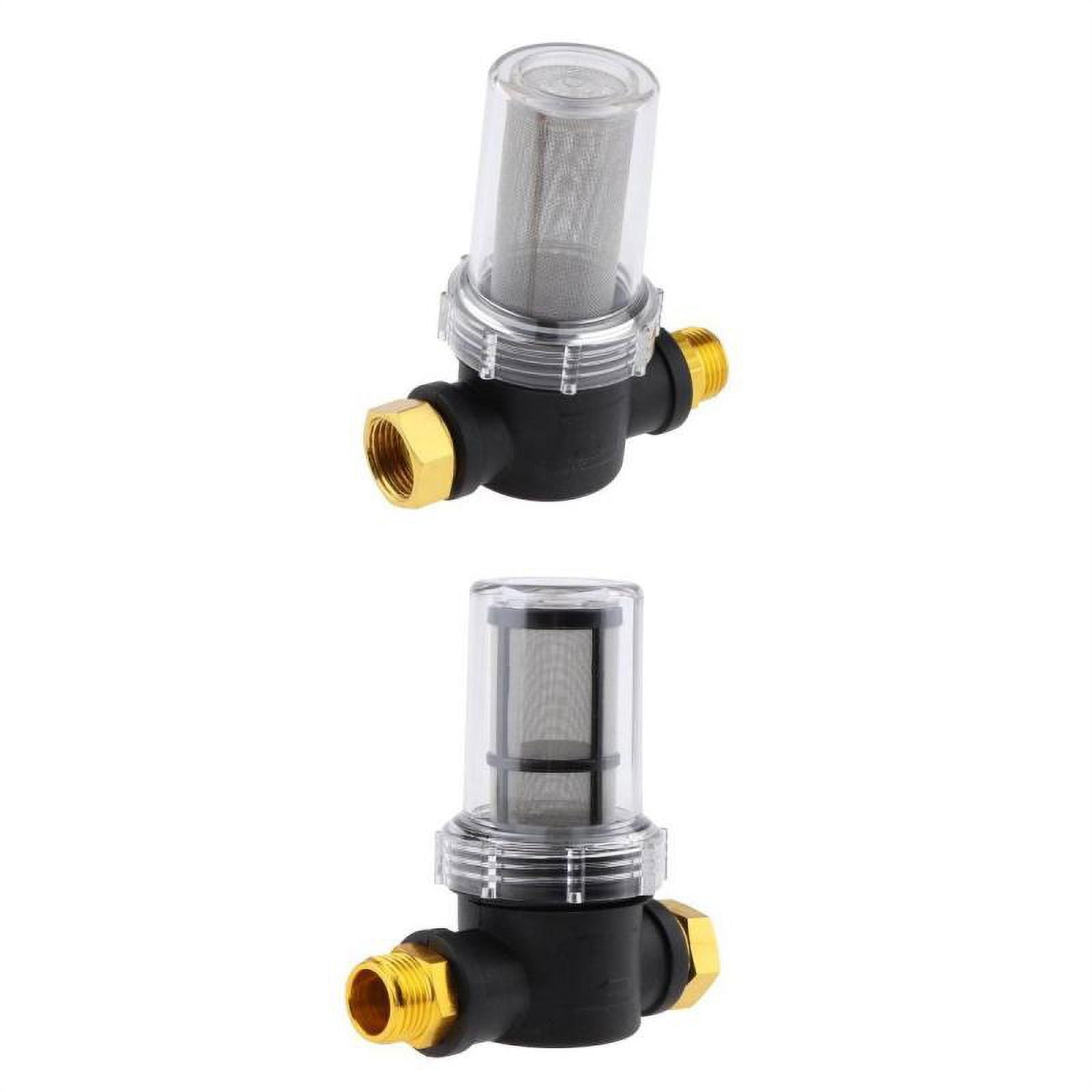 2 Hose Inlet Filter, Water Inlet Filter with Stainless Steel Screen for ...