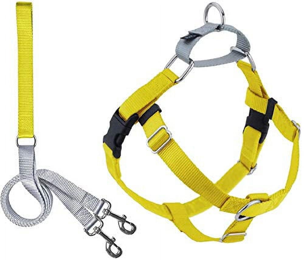 2 Hounds Design Freedom No-Pull Dog Harness with Leash, Large, Yellow ...