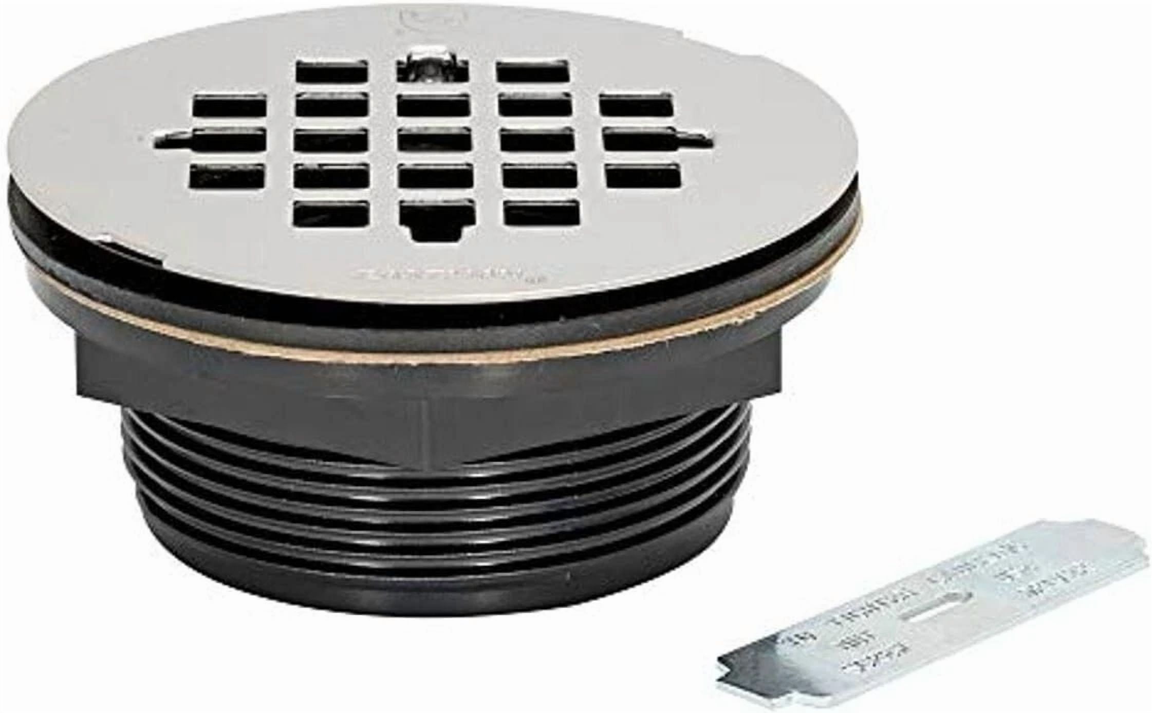 2" Hub, Offset Pvc Shower Module Drain (Solvent Weld) W/ Snap-In ...