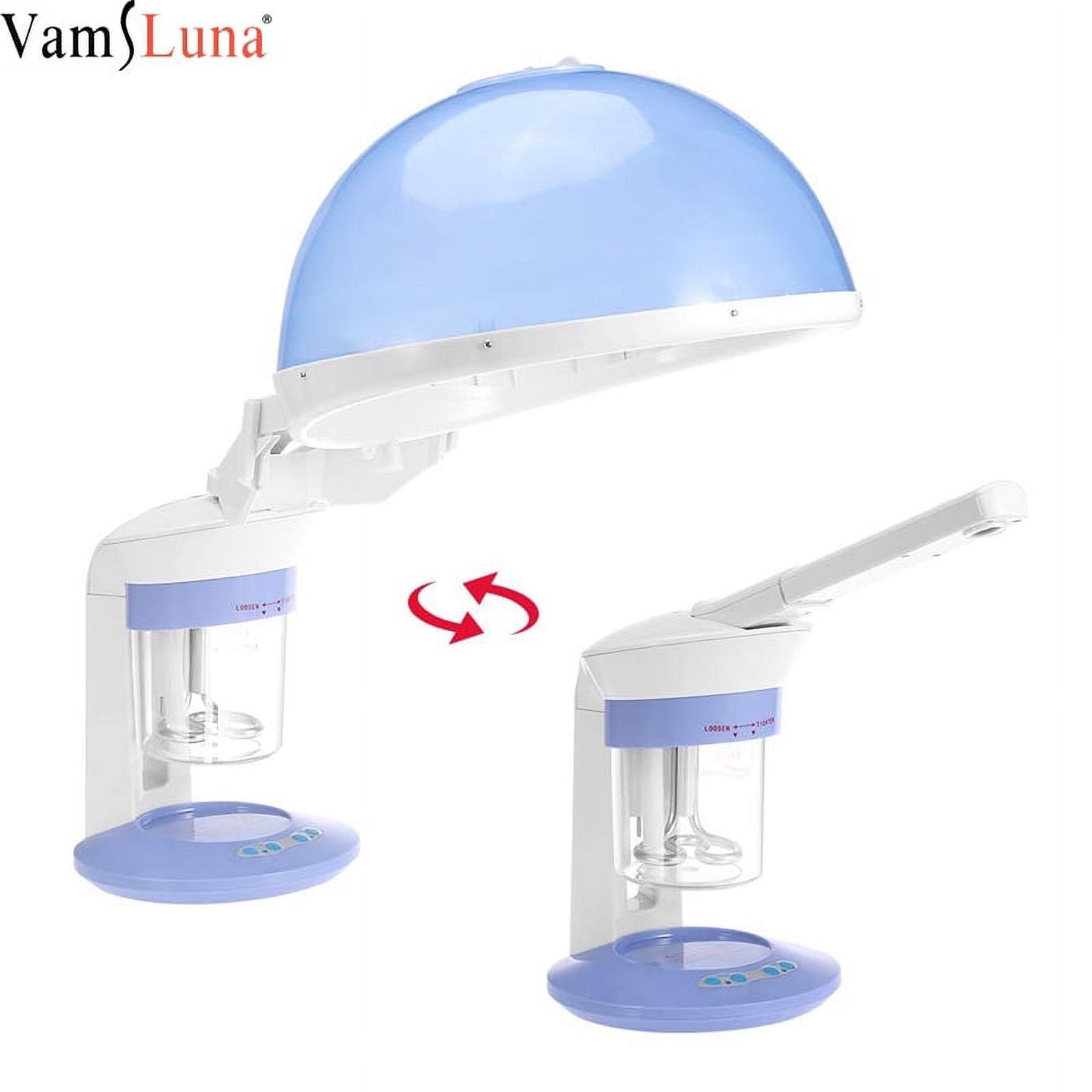 2 IN 1 Hair Facial Steamer Hot Ozone Mist Sprayer For Dry Hair Therapy ...