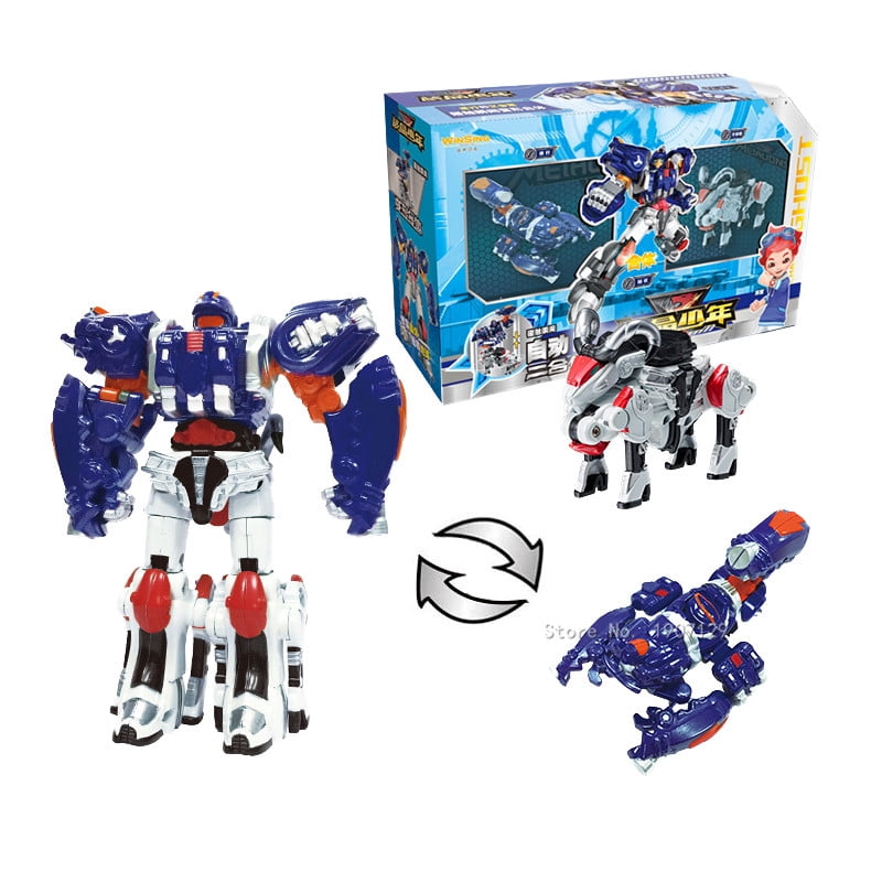 2 IN 1 METALIONS Transforming Animal to Robot Toys Korean TV Animation ...