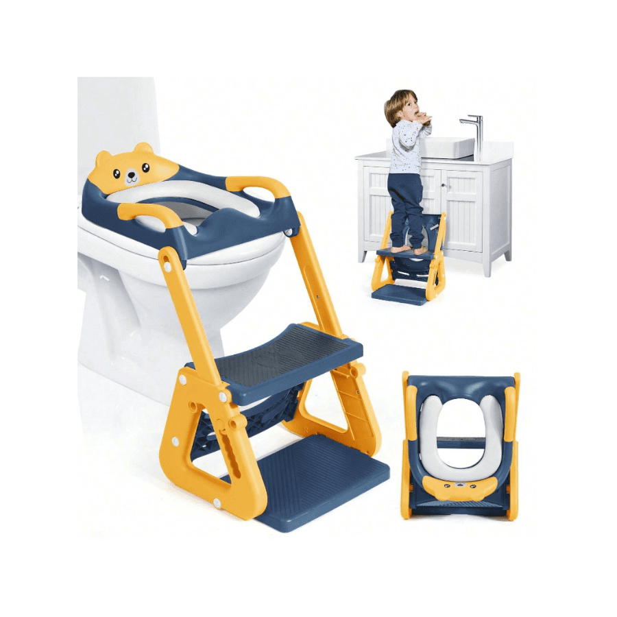 2-IN-1 Potty Training Toilet Seat With Step Stool For Toddler ...