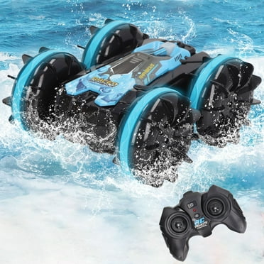 Amphibious Waterproof Remote Control Car Boat,Monster Truck with LED ...