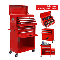 HART Stack System Tool Box with Small Blue Organizer & Dividers, Fits ...