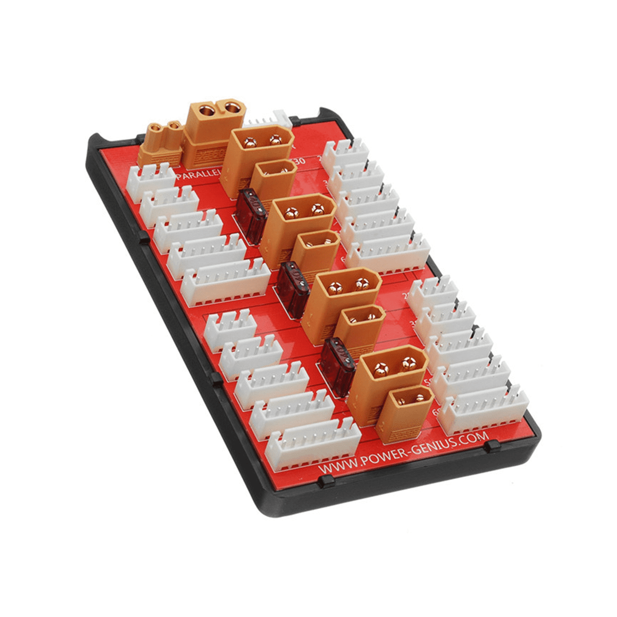 2 IN 1 XT30 XT60 Parallel Charging Board+XT60 Cable Supports 4 Packs 2 ...