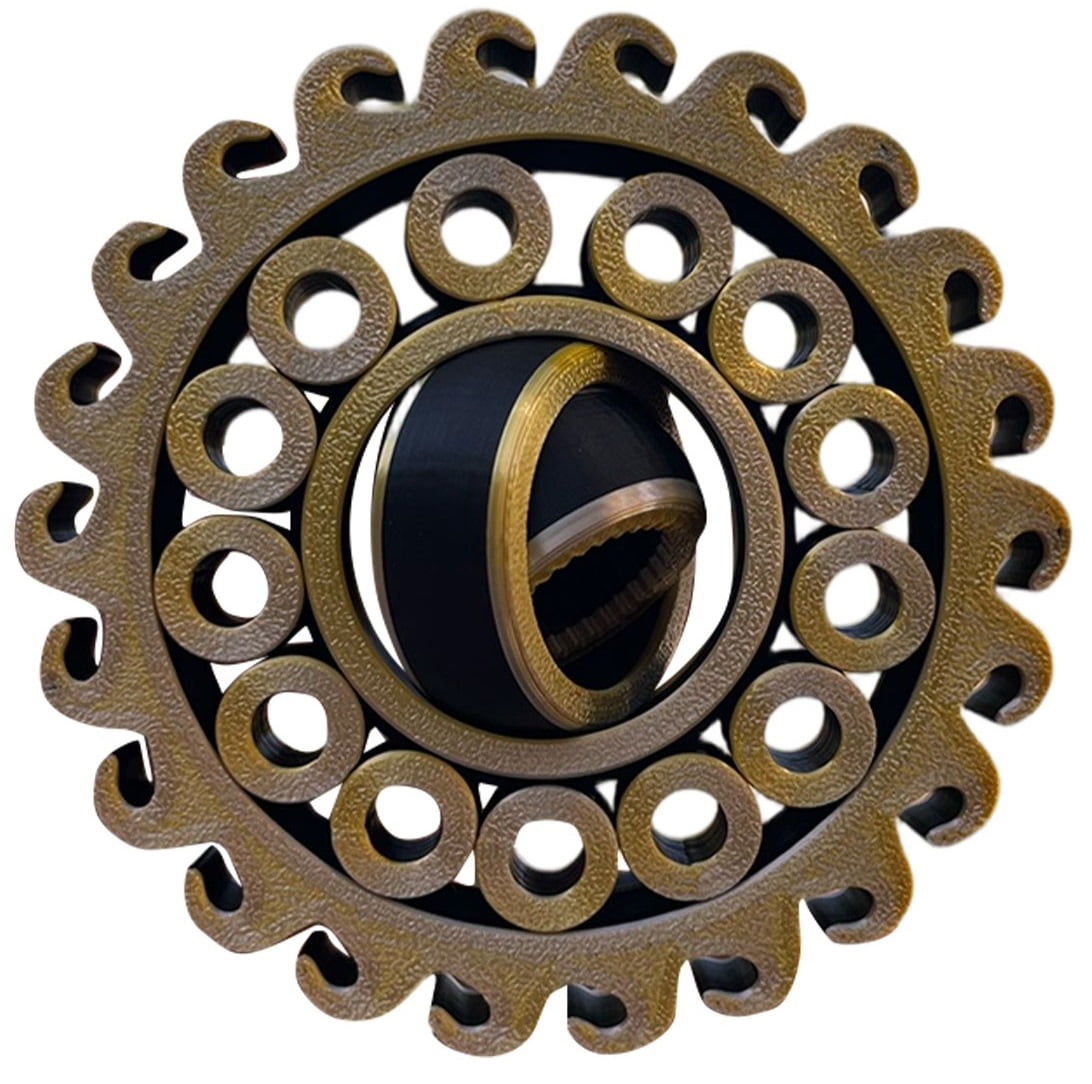 2 IN1 Fidget Spinners, 3D Printed Magic Galxy Fidget Fidget Toys, Ball ...