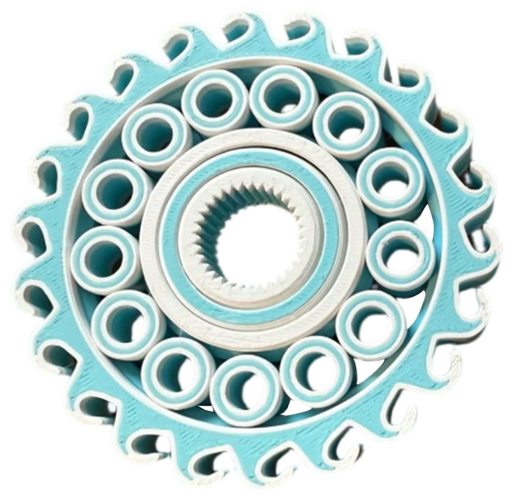 2 IN1 Fidget Spinners, 3D Printed Magic Galxy Fidget Fidget Toys, Ball ...