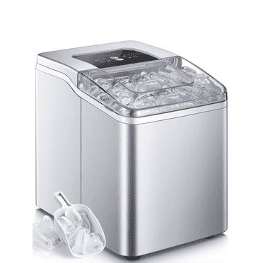 SPECSTAR Portable Small Table Top Sonic Nugget Ice Maker Machine, Self ...