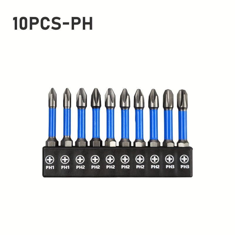 2" Impact Torx Bit Set, PH2 Bit Set, Hex Head Allen Wrench 10pcs Set ...