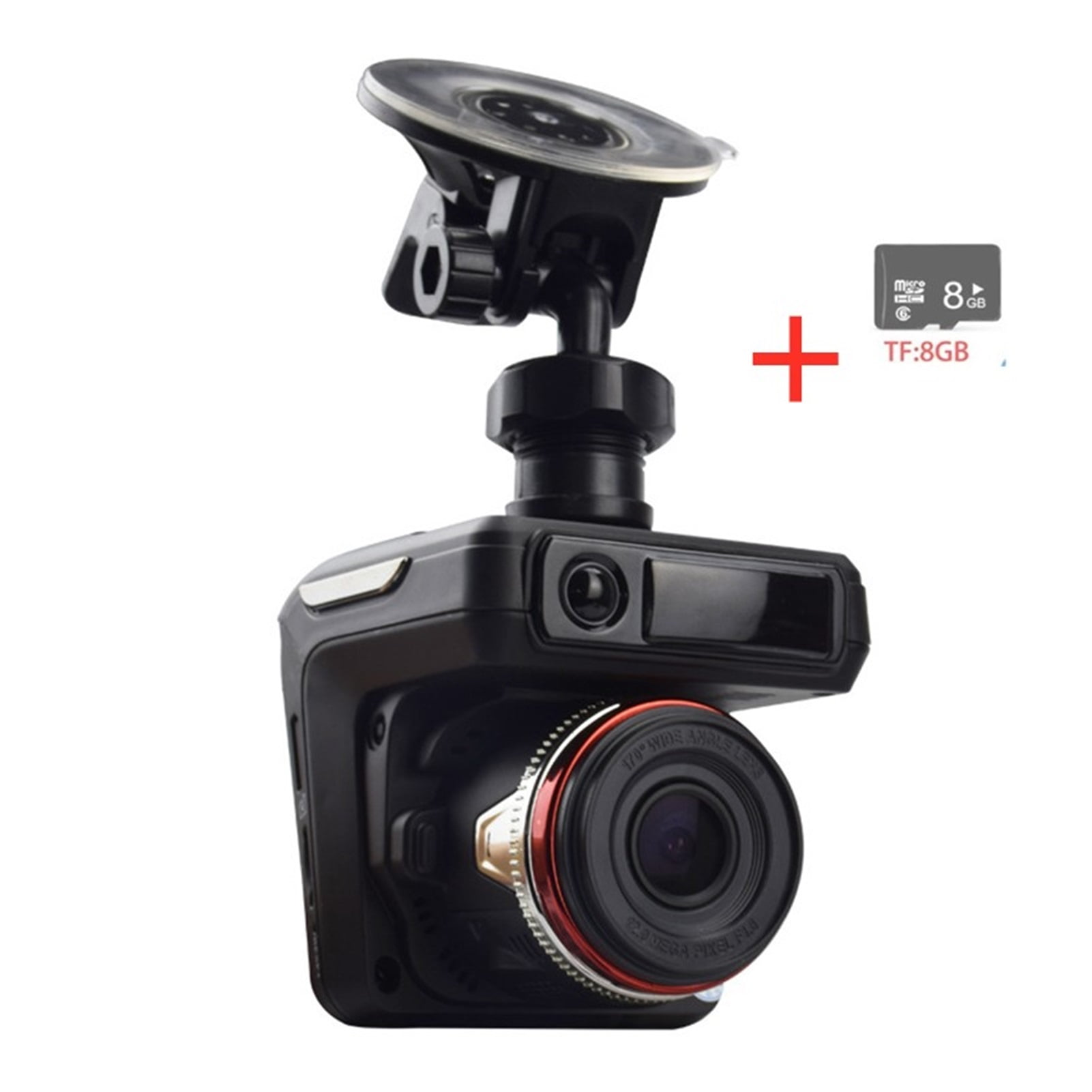 2 In 1 360 Degree Car Radar Detector DVR Vehicle Voice Alarm System ...