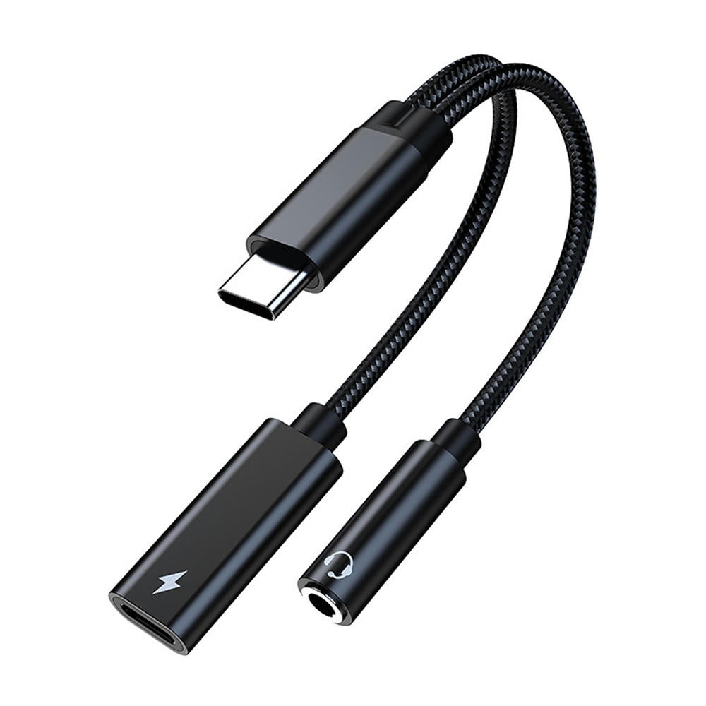 2 In 1 60W Fast Charge USB C To 3.5mm Jack Mini Portable Home Office PC ...