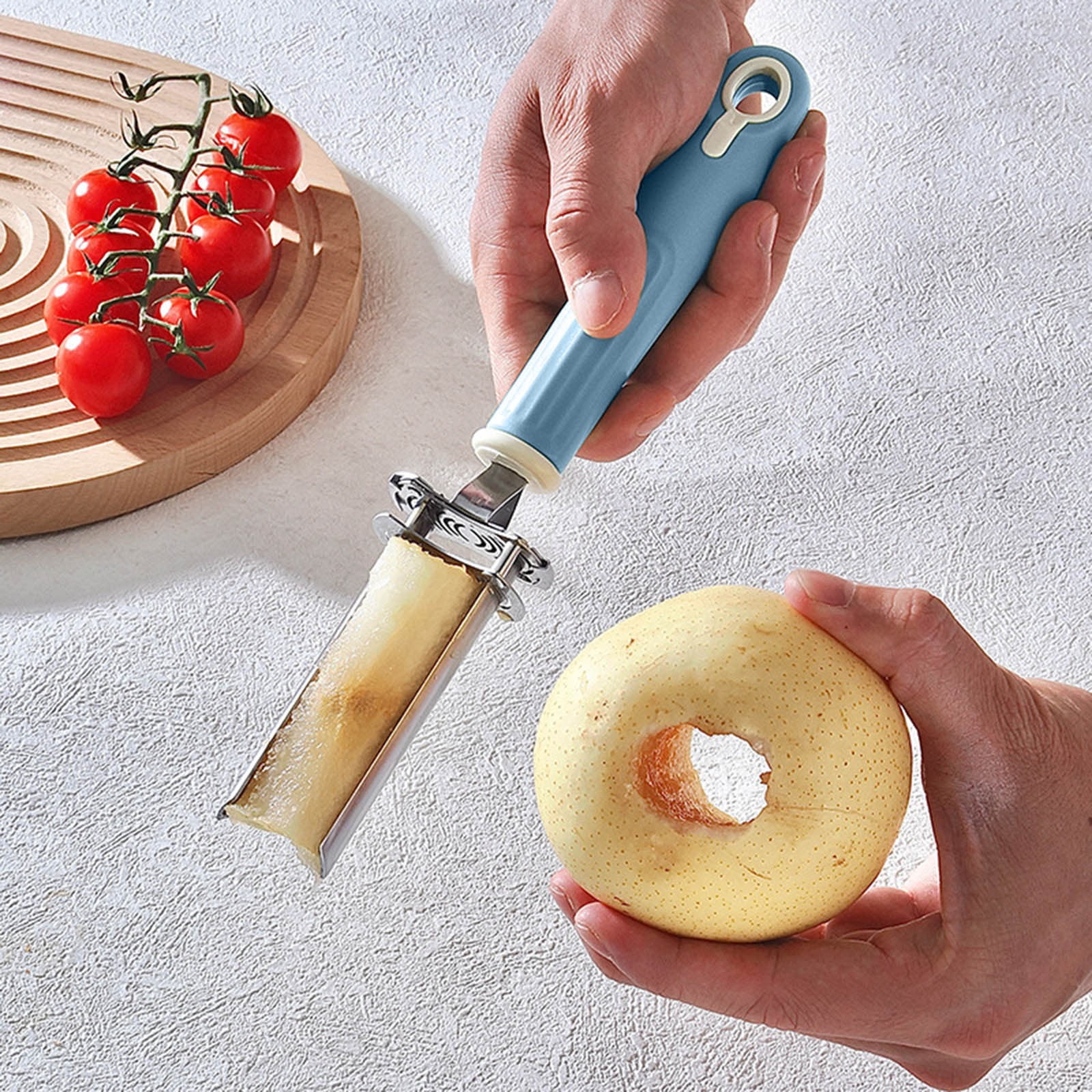 2 In 1 Adjustable Stainless Steel Fruit Vegetable Corer Deseeder For ...