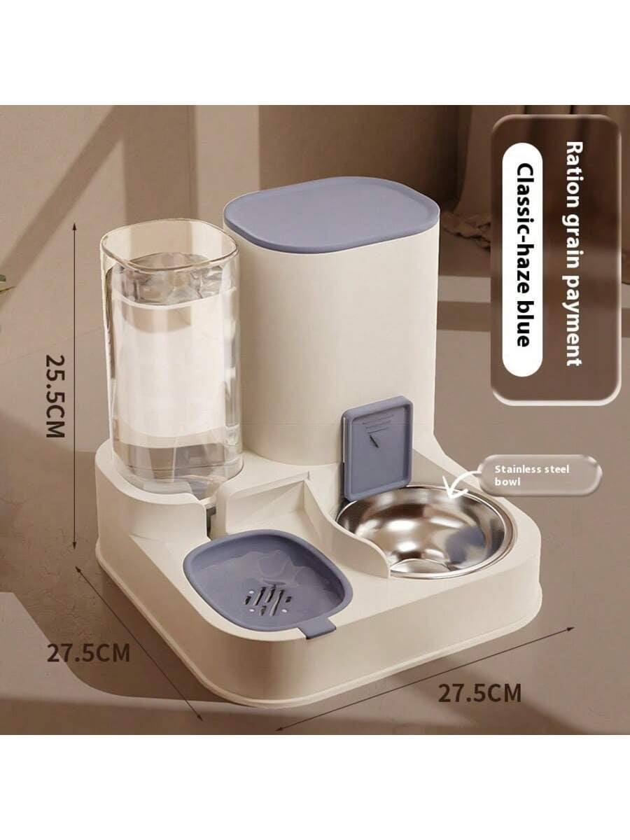 2-In-1 Automatic Pet Food And Water Dispenser – Large Capacity Feeder ...