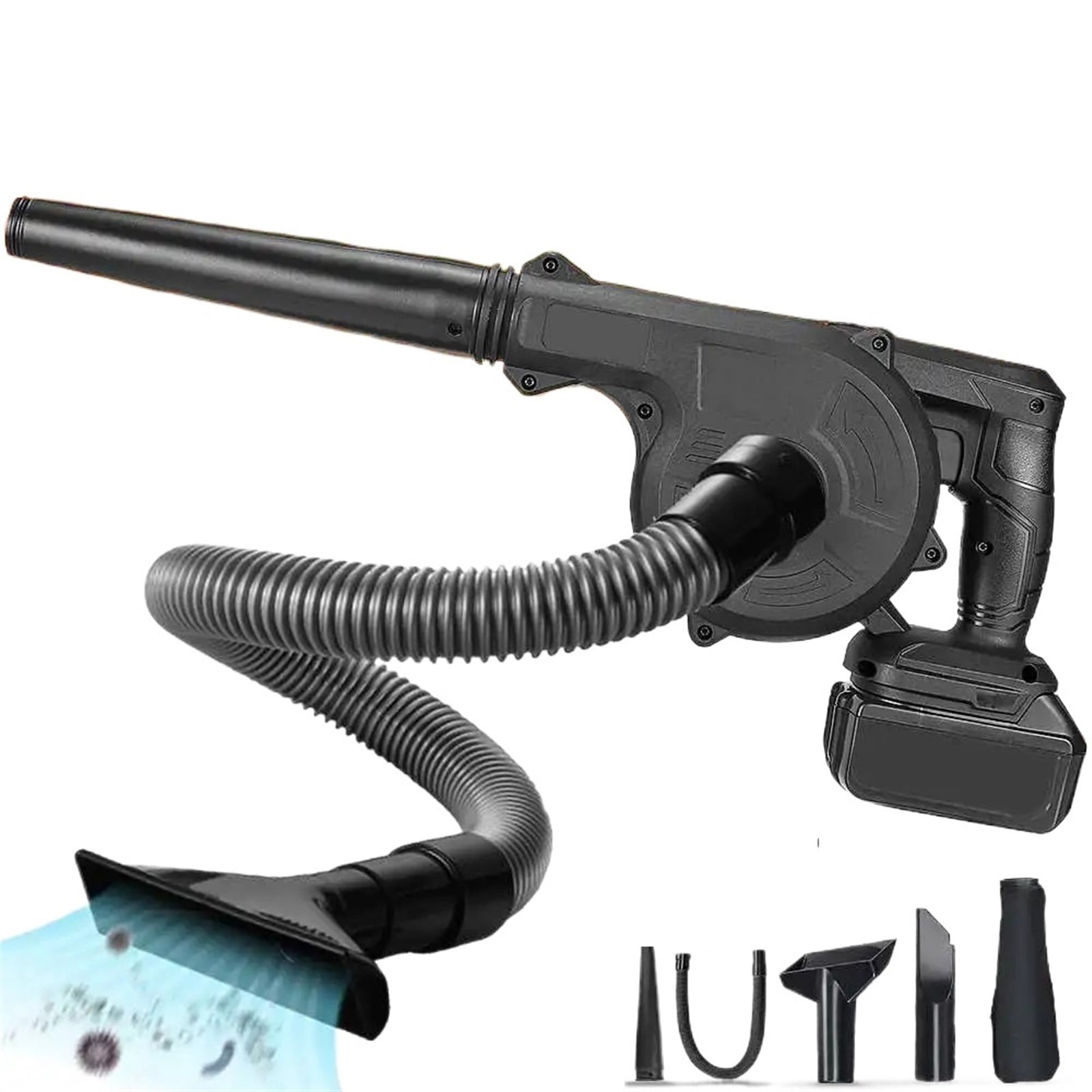 2-In-1 Blower& Suction Air Blower Electric Leaf Blower Brushed Dust ...