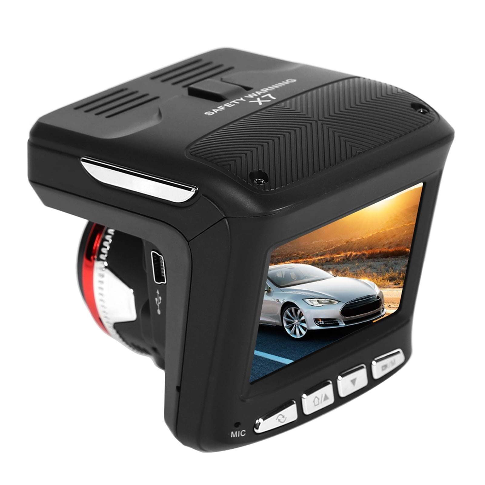 2 In 1 Car DVR Camera Anti Radar Detector FHD Dash Cam Radar Detector ...