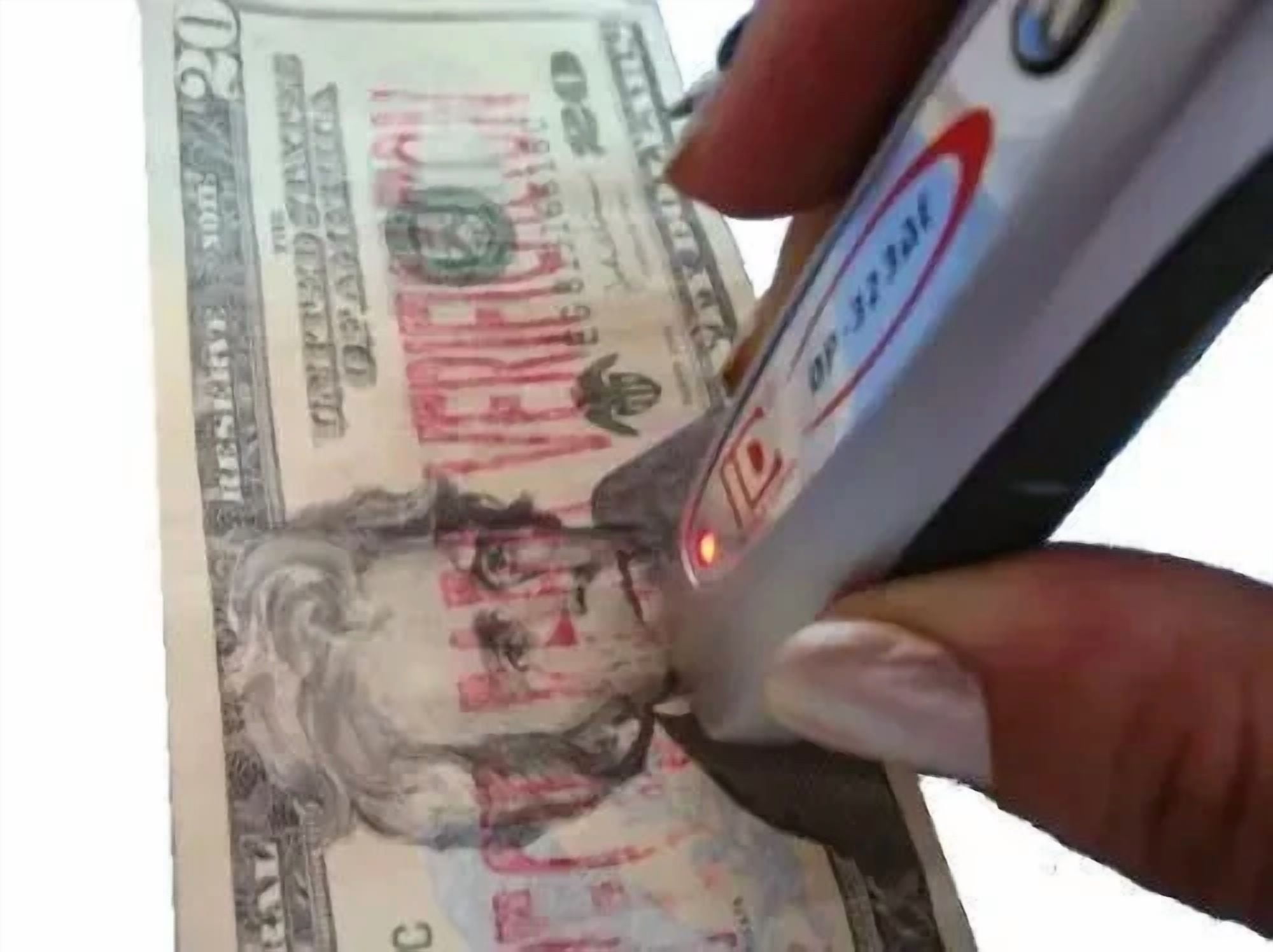2 In 1 Counterfeit Money Detector Tester Dollar Bill Fake Currency ...