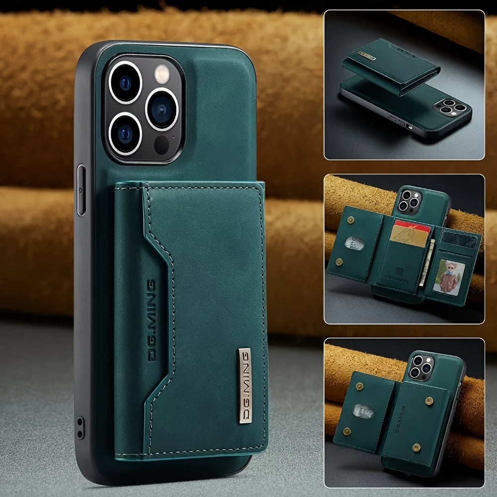 2 In 1 Detachable Magnetic Artificial Leather Case For IPhone 15 Pro ...