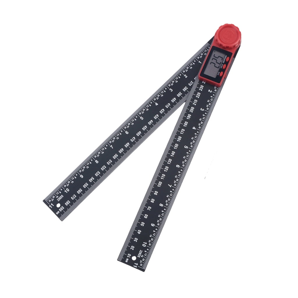 2 In 1 Digital Angle Finder Protractor With LCD Display Angle Measuring ...