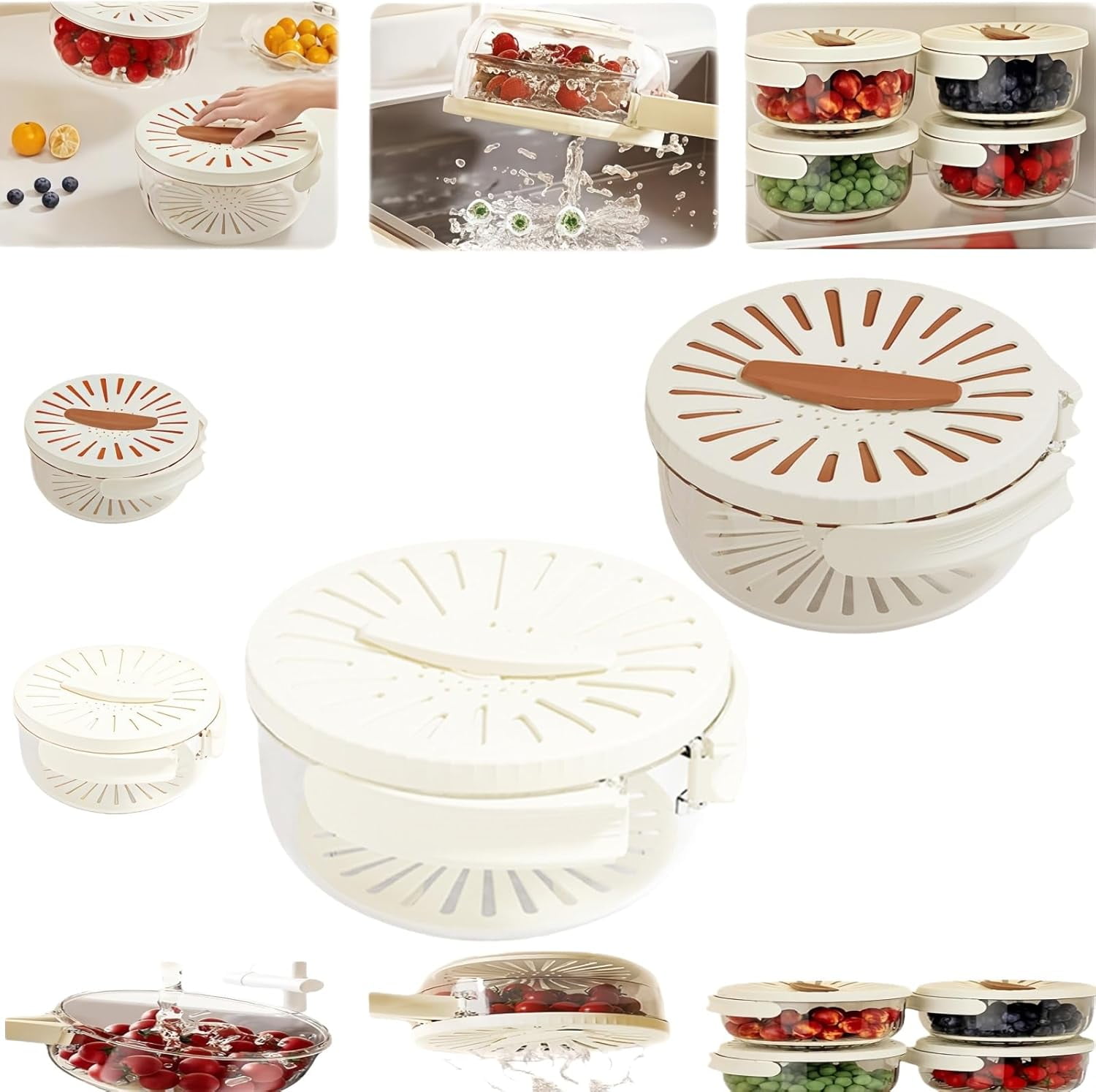 2-In-1 Draining And Preservation Basket: Simplify Washing & Storing ...