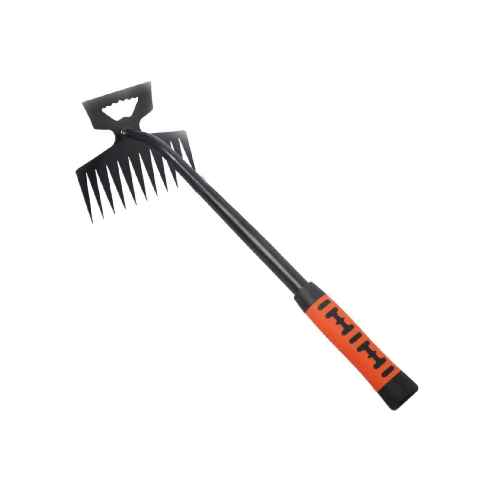 2 In 1 Dual Headed Hoe Garden Hand Rake Farm Tool Long Stirrup Hoe ...