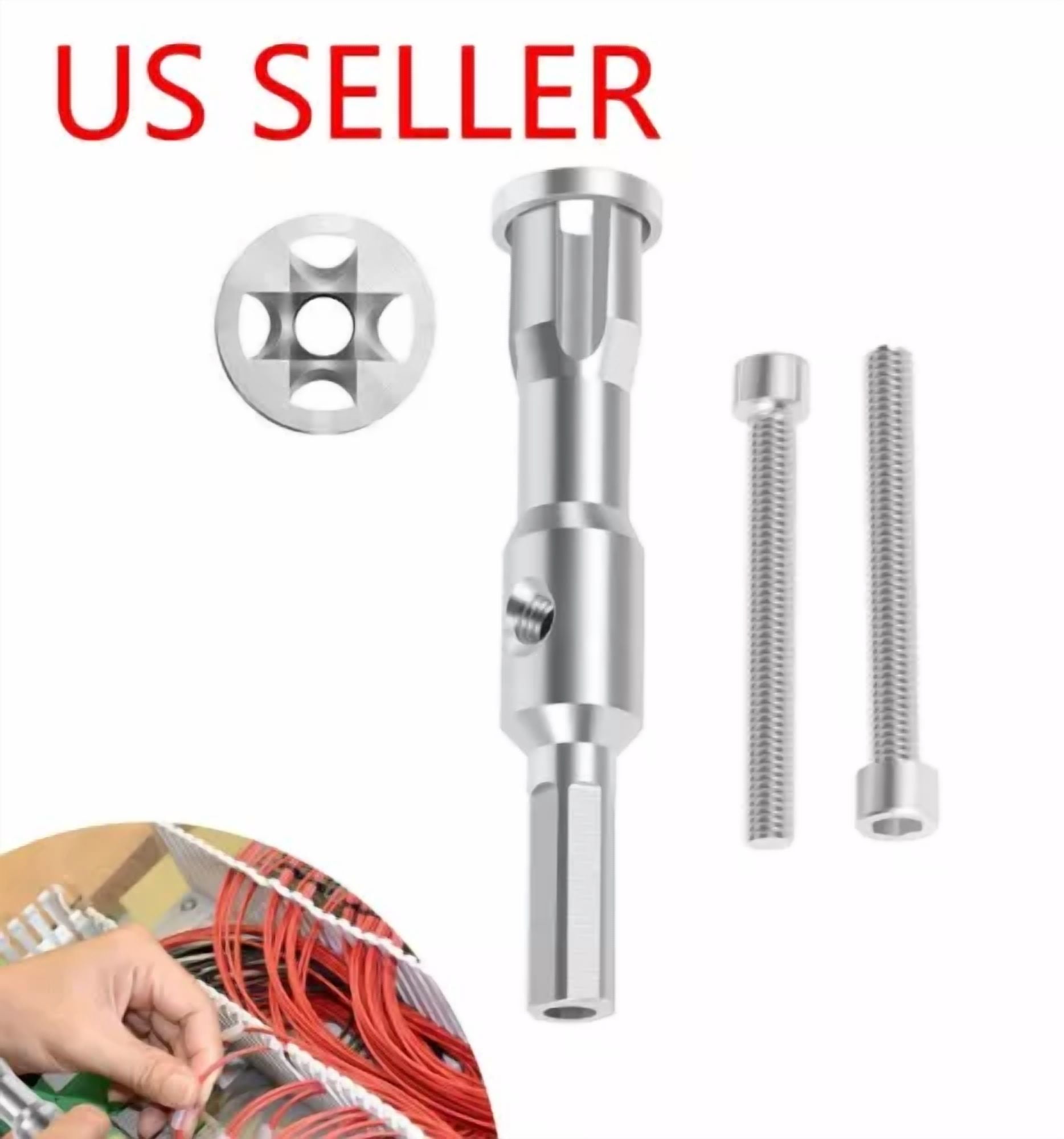 2 In 1 Electrical Drill & Manual Wire Stripper Cable Nut Twister ...