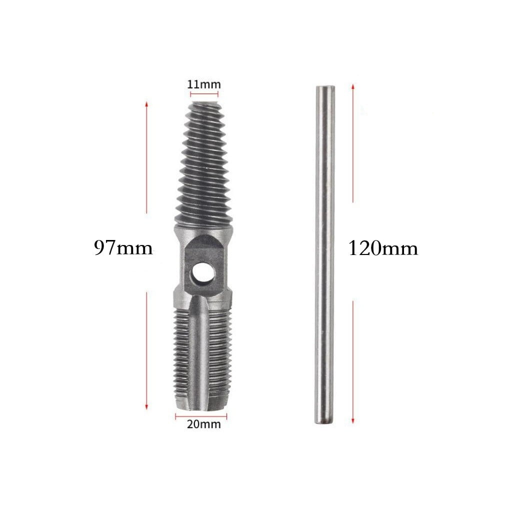 2 In 1 Faucet Water Pipe Triangle Valve Screw Extractor Damaged Water ...