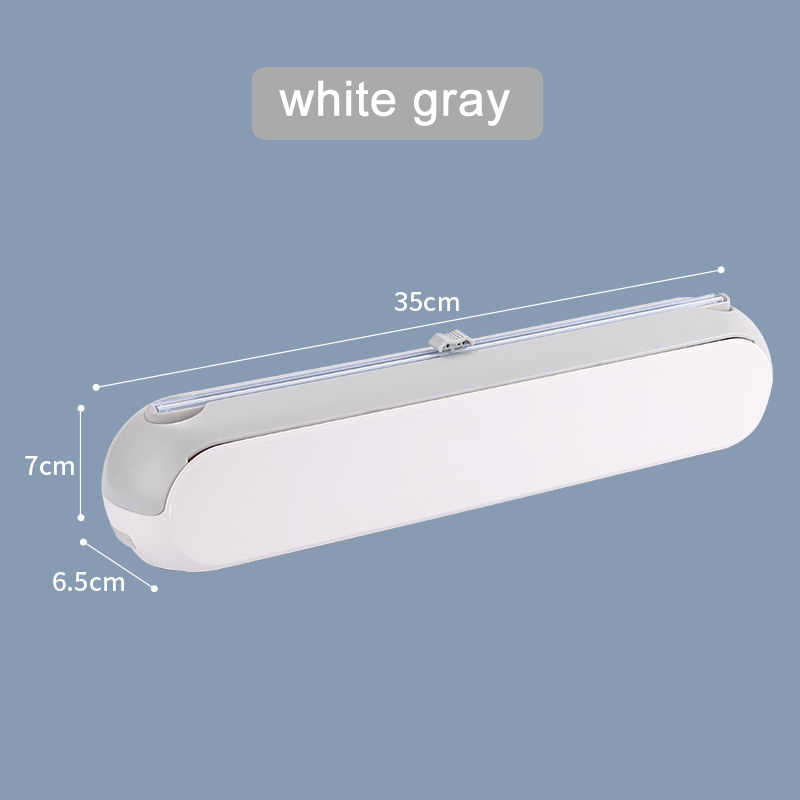 2 In 1 Food Fixing Foil Cling Film Dispenser Magnetic Wrap Dispenser ...